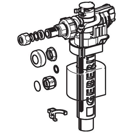Geberit Impuls 380 Side Inlet Valve -Kingsway Plumbing